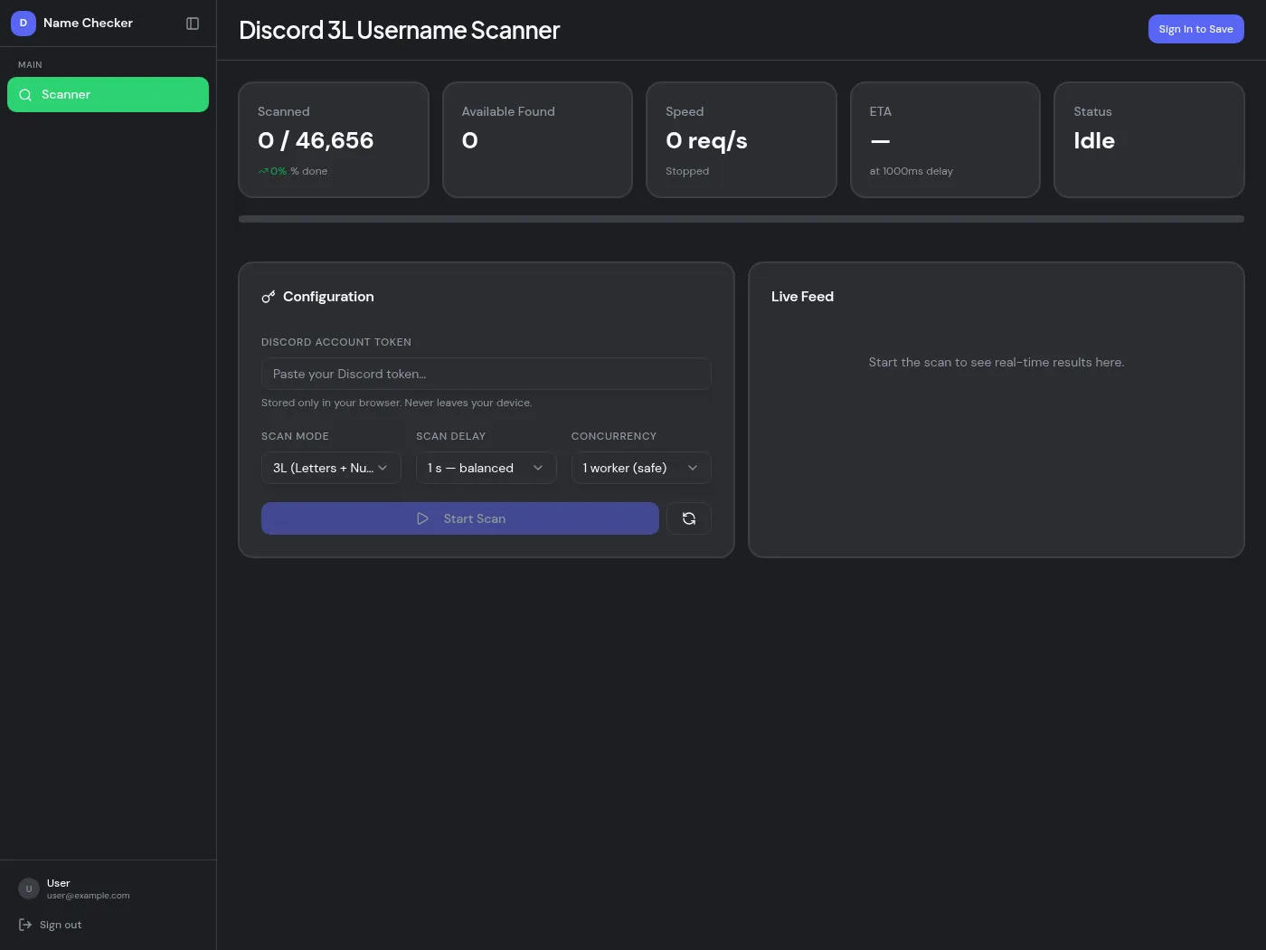 Discord 3L Name Checker