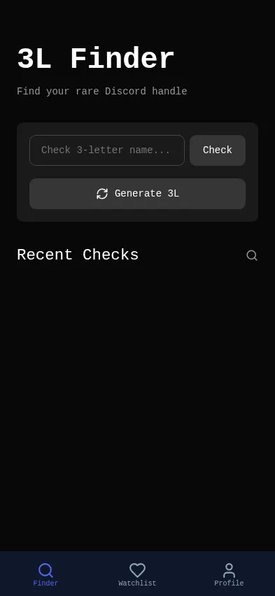 Discord 3L Finder