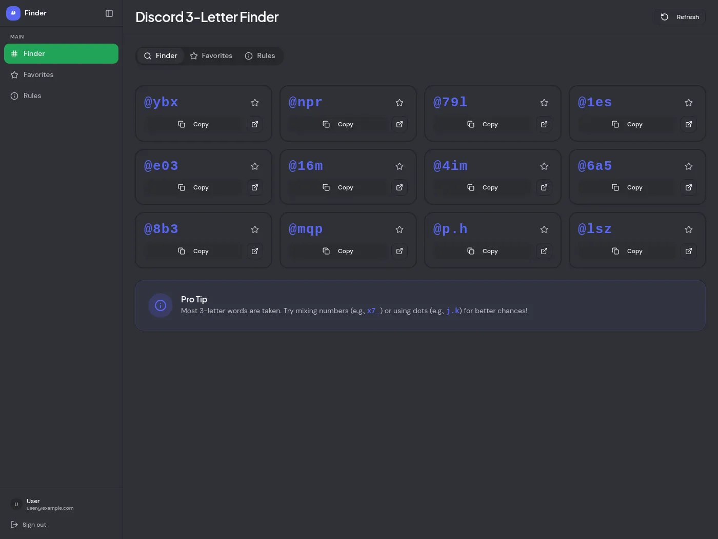 Triple Discord Finder