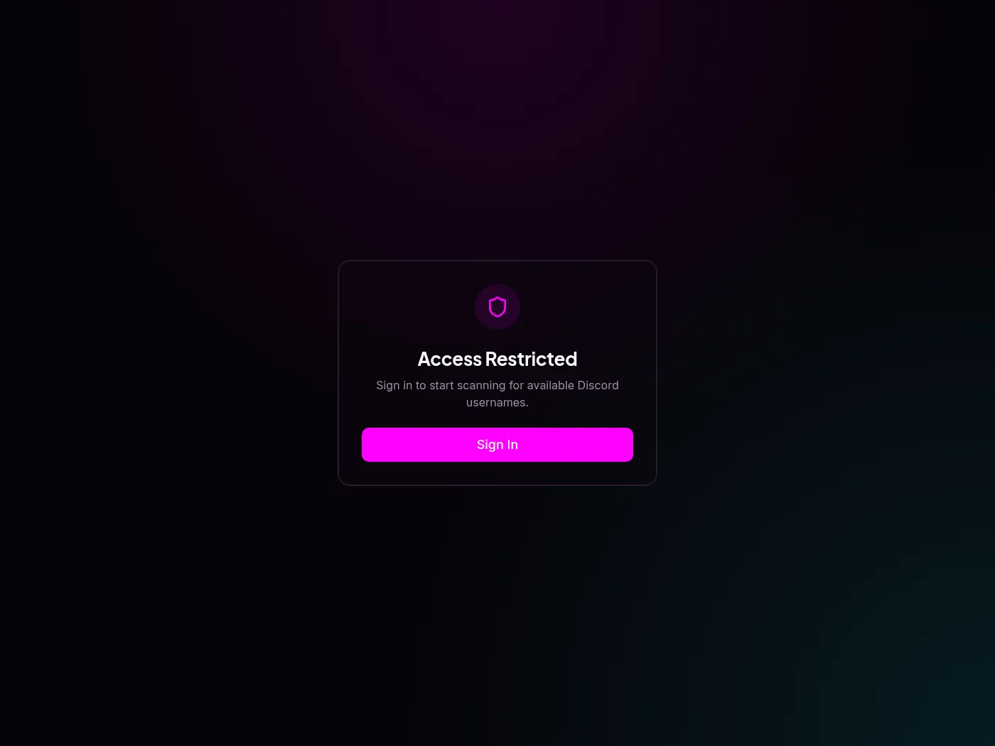 Discord 3-Letter Finder