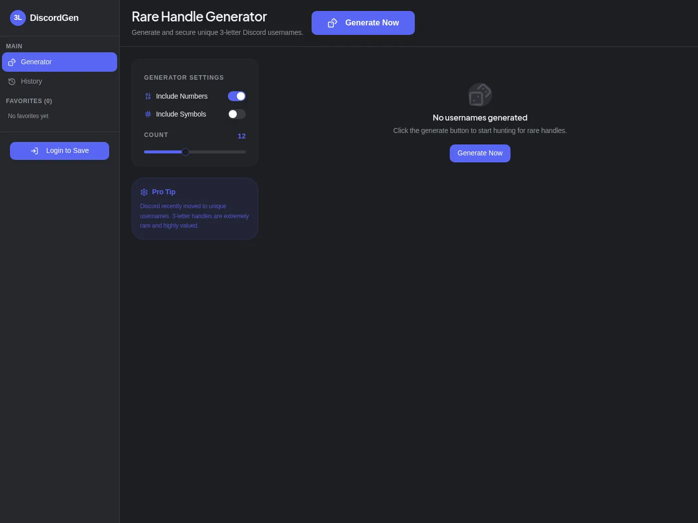 3-Letter Discord UserGen