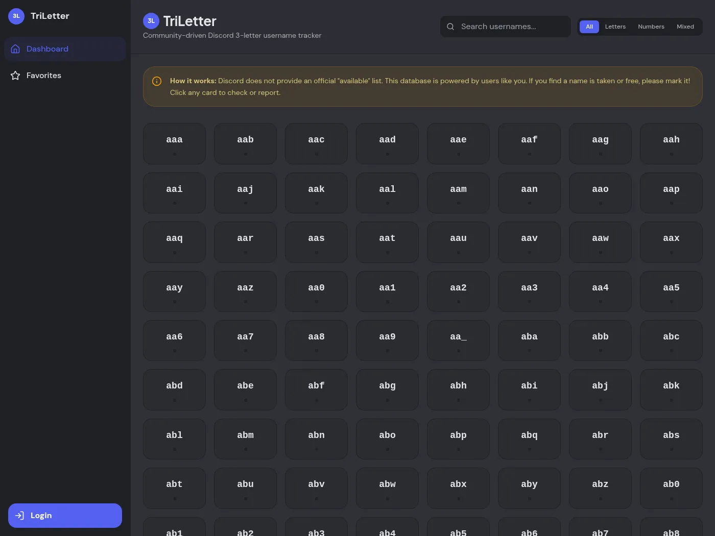 Free Discord Username Finder