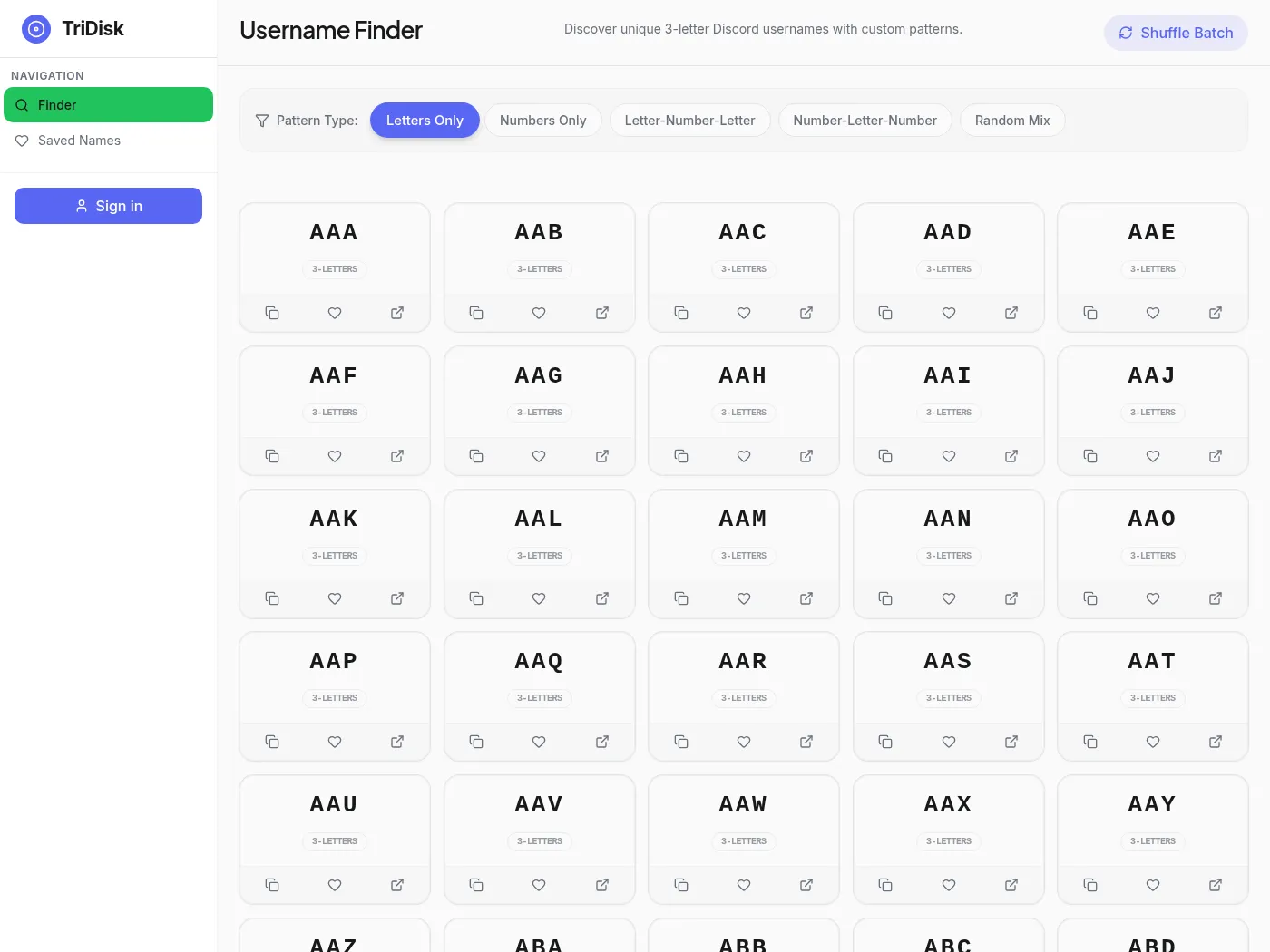3-Letter Discord Names