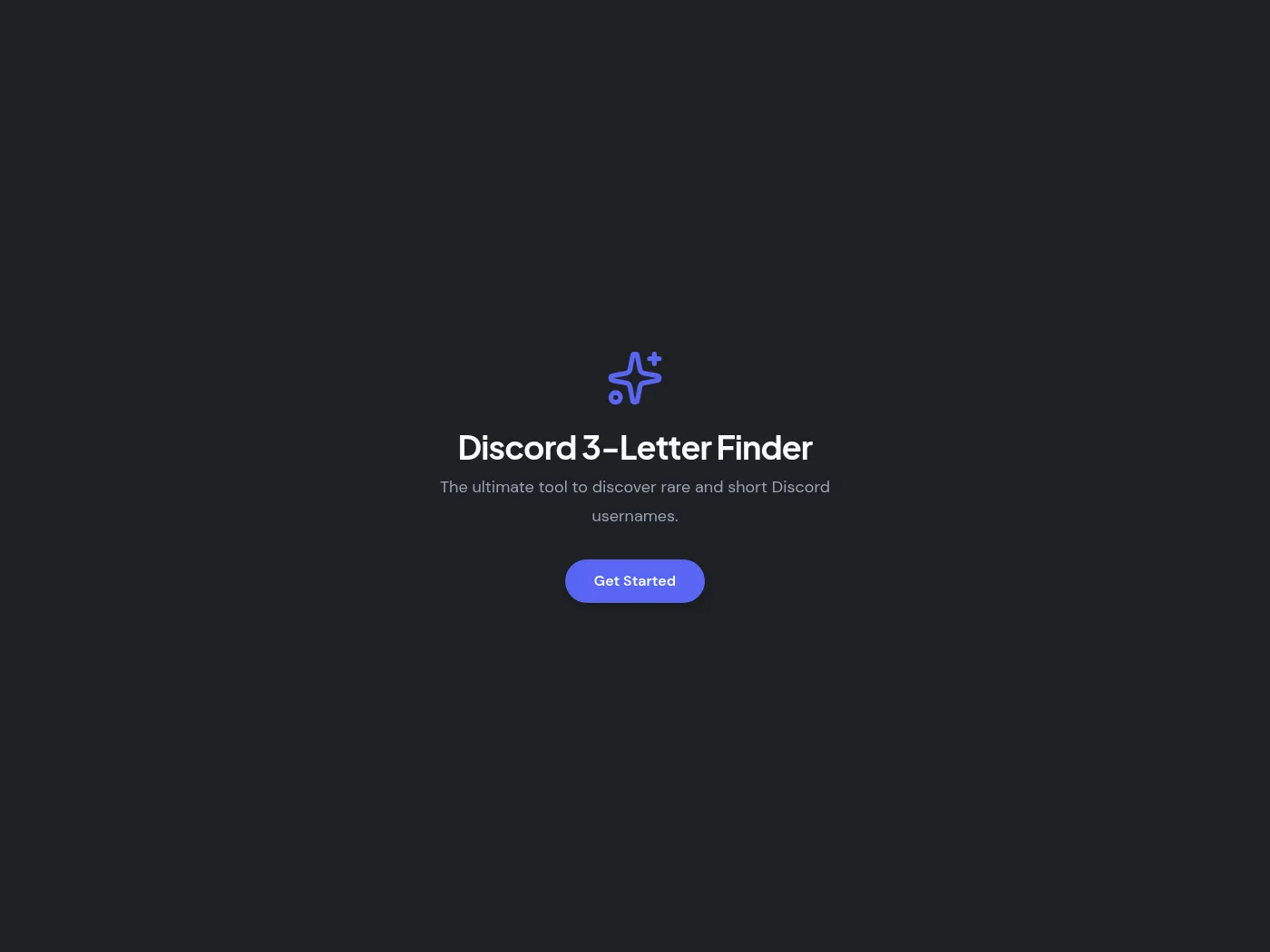 Discord 3-Letter Finder