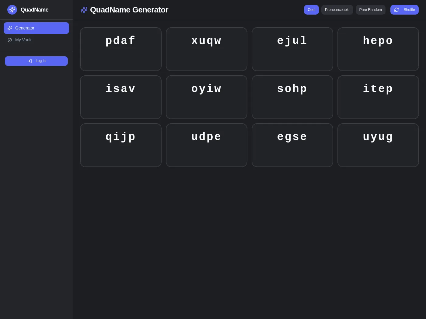 QuadName Finder