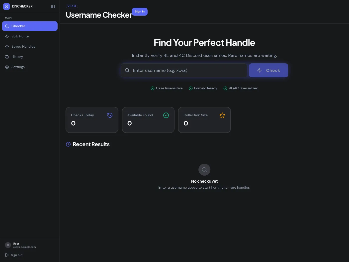 Discord Username Checker