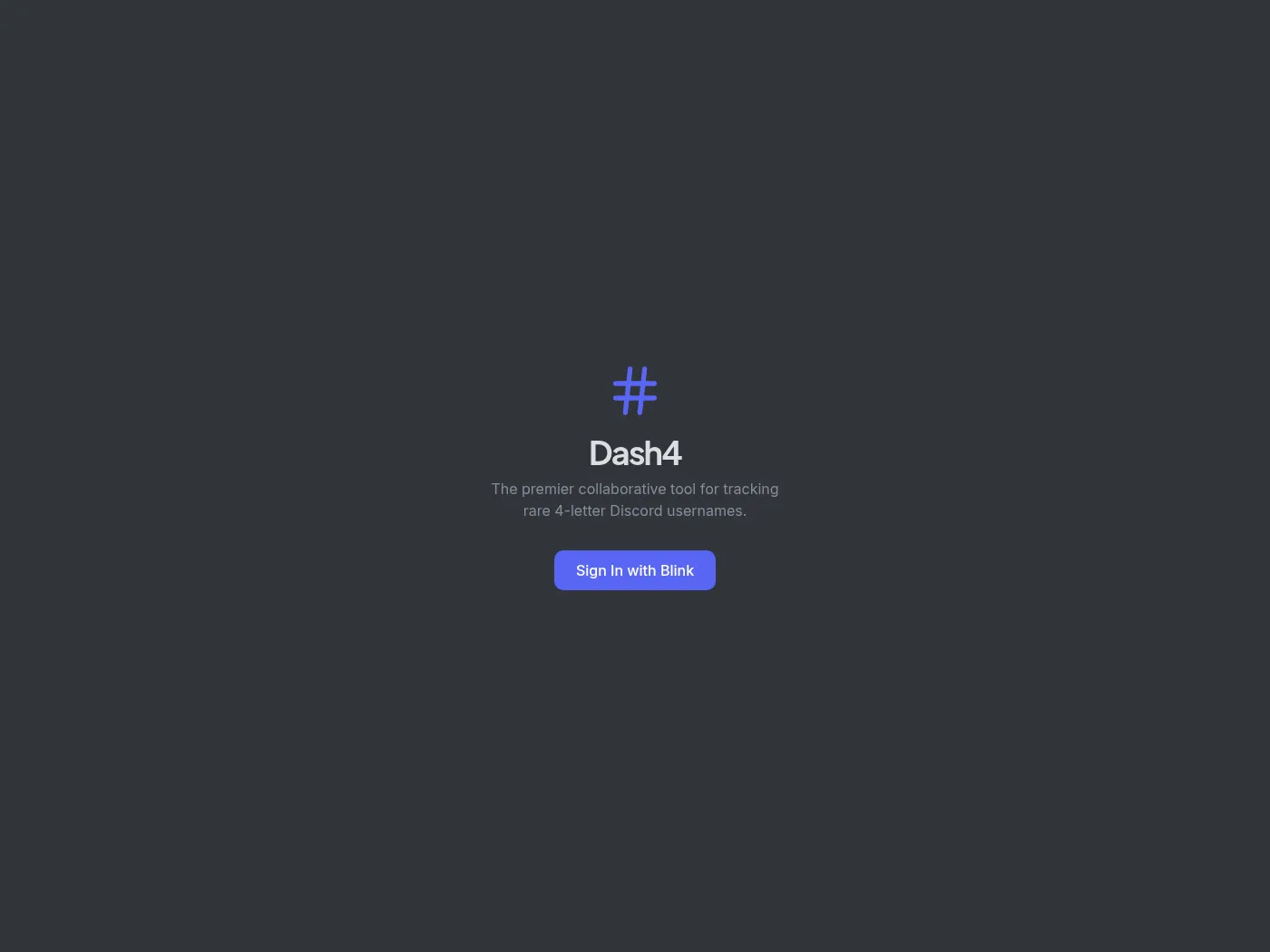 Discord 4-Letter Finder