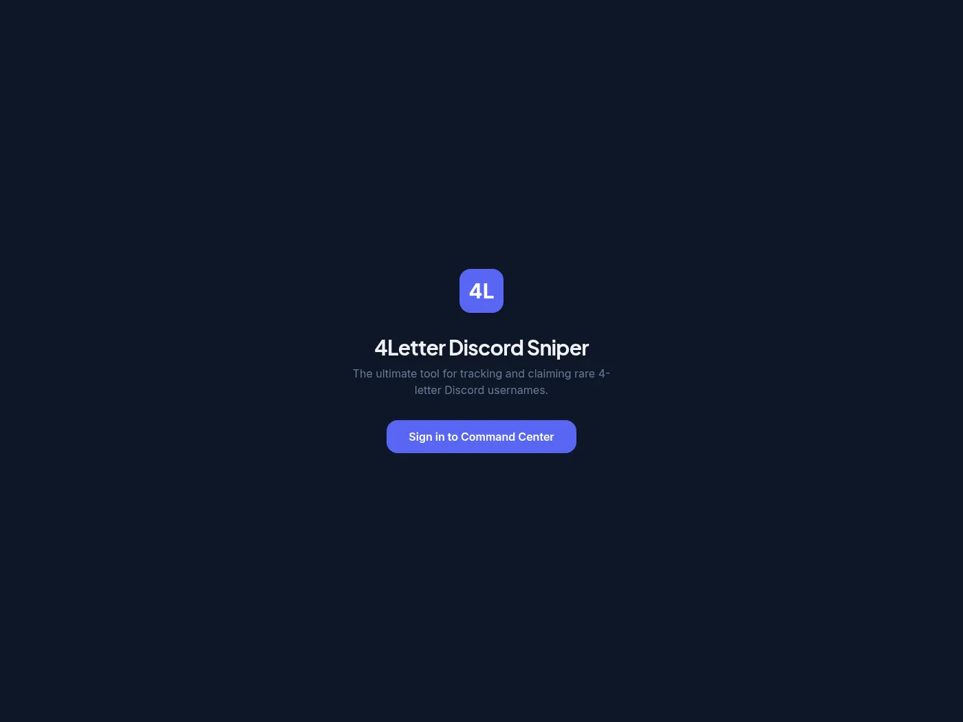 4Letter Discord Sniper
