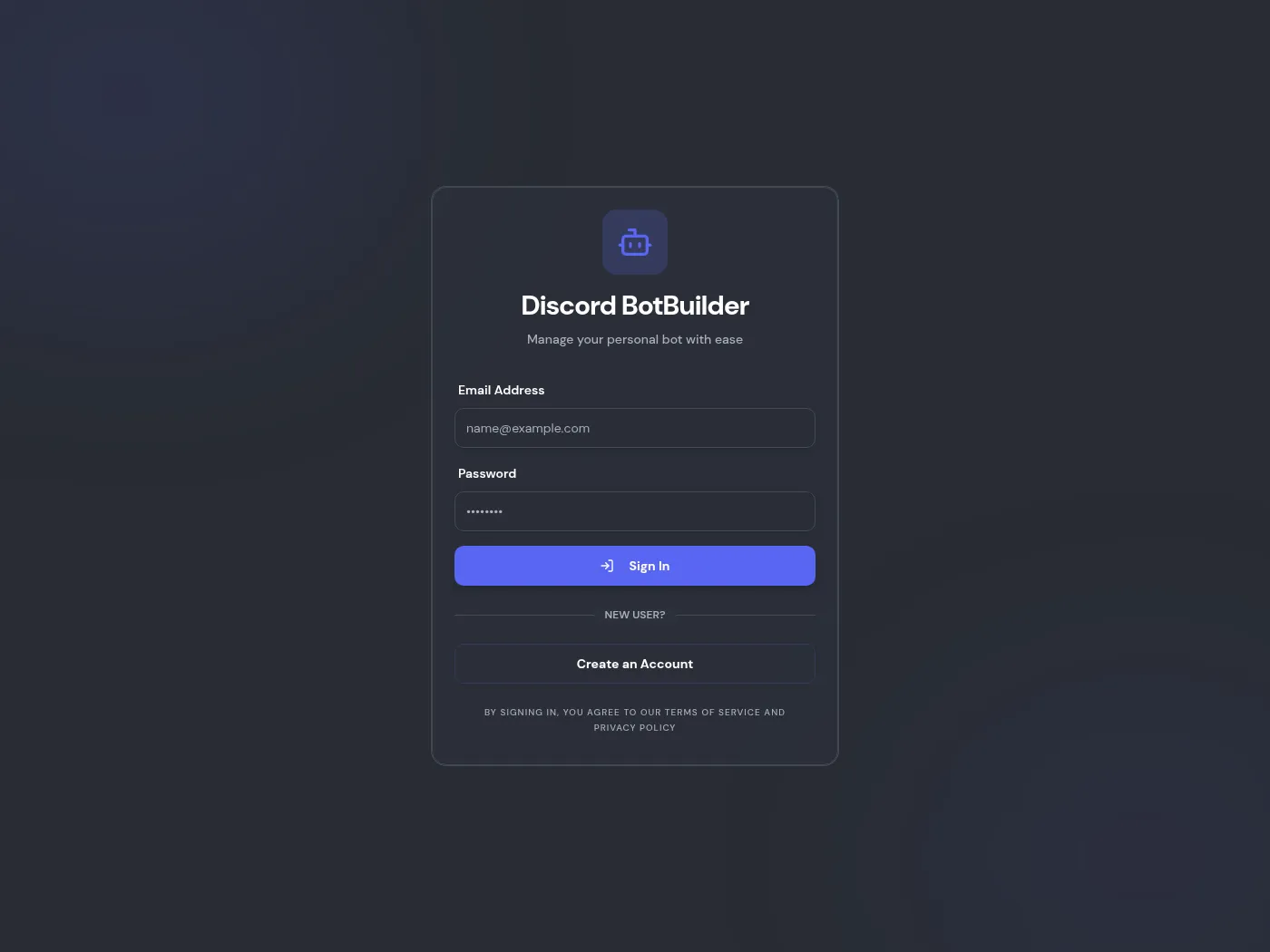 DiscordBot Builder