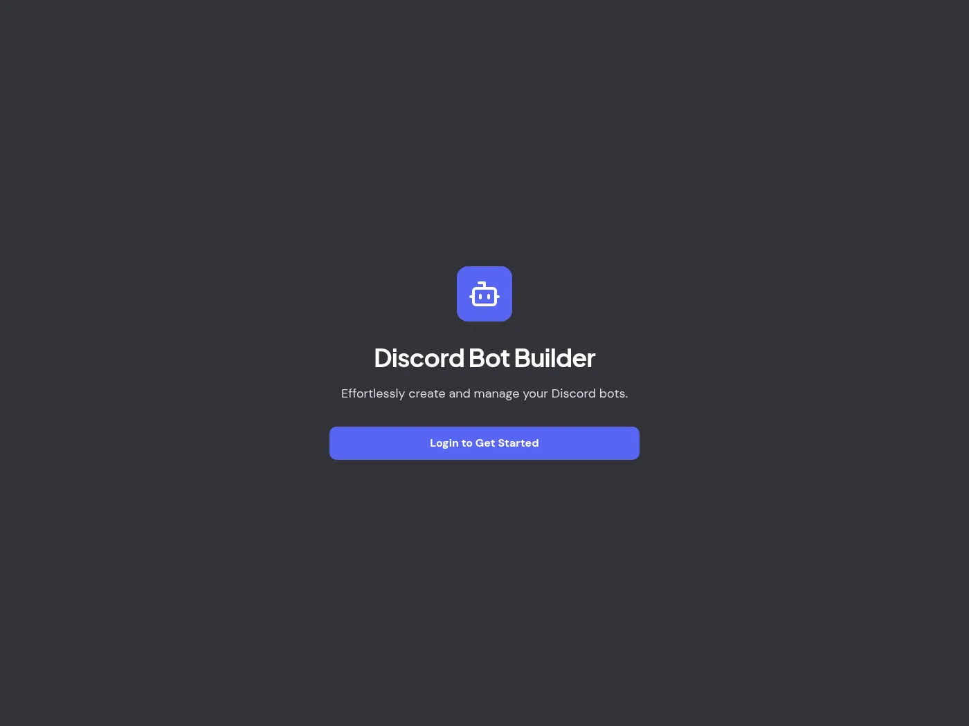 Discord Bot Builder