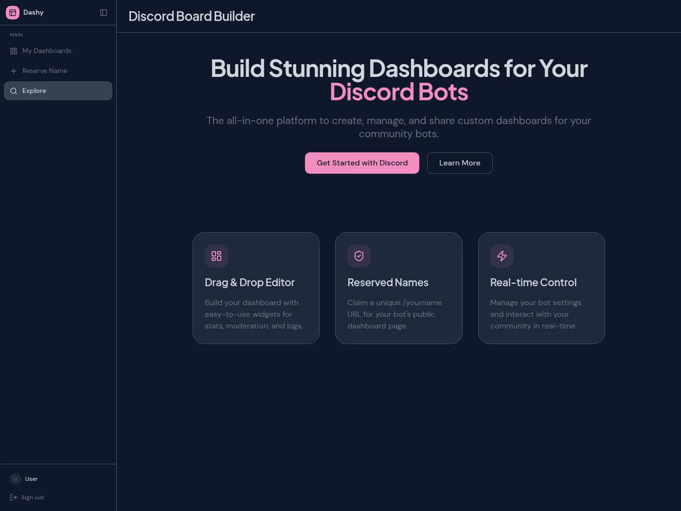 Discord Bot Board Builder