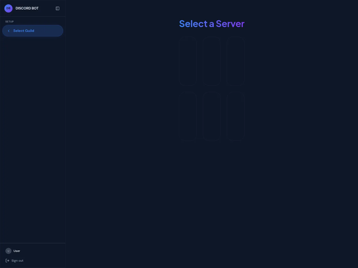 Discord Bot Dashboard