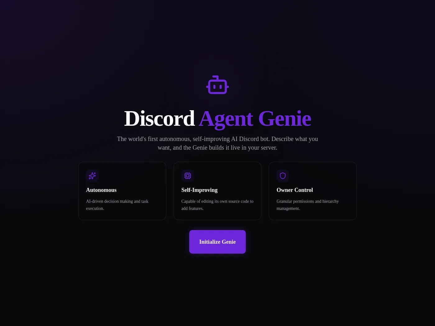 Discord Bot Genie