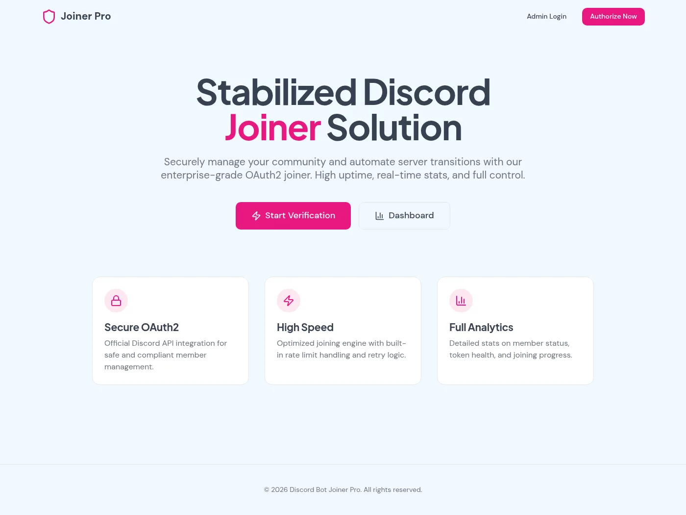 Discord Bot Joiner Pro