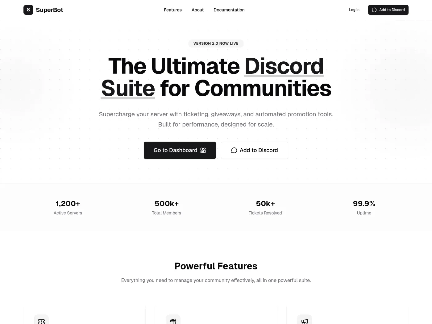 SuperBot Discord Manager