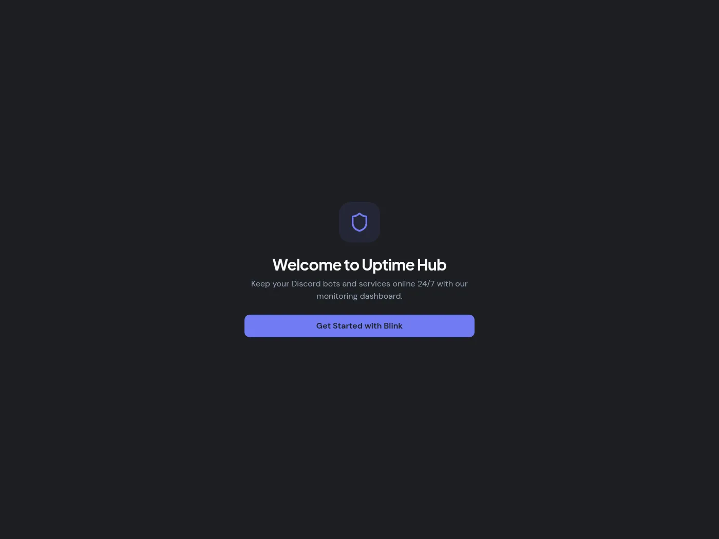 Discord Bot Uptime Hub