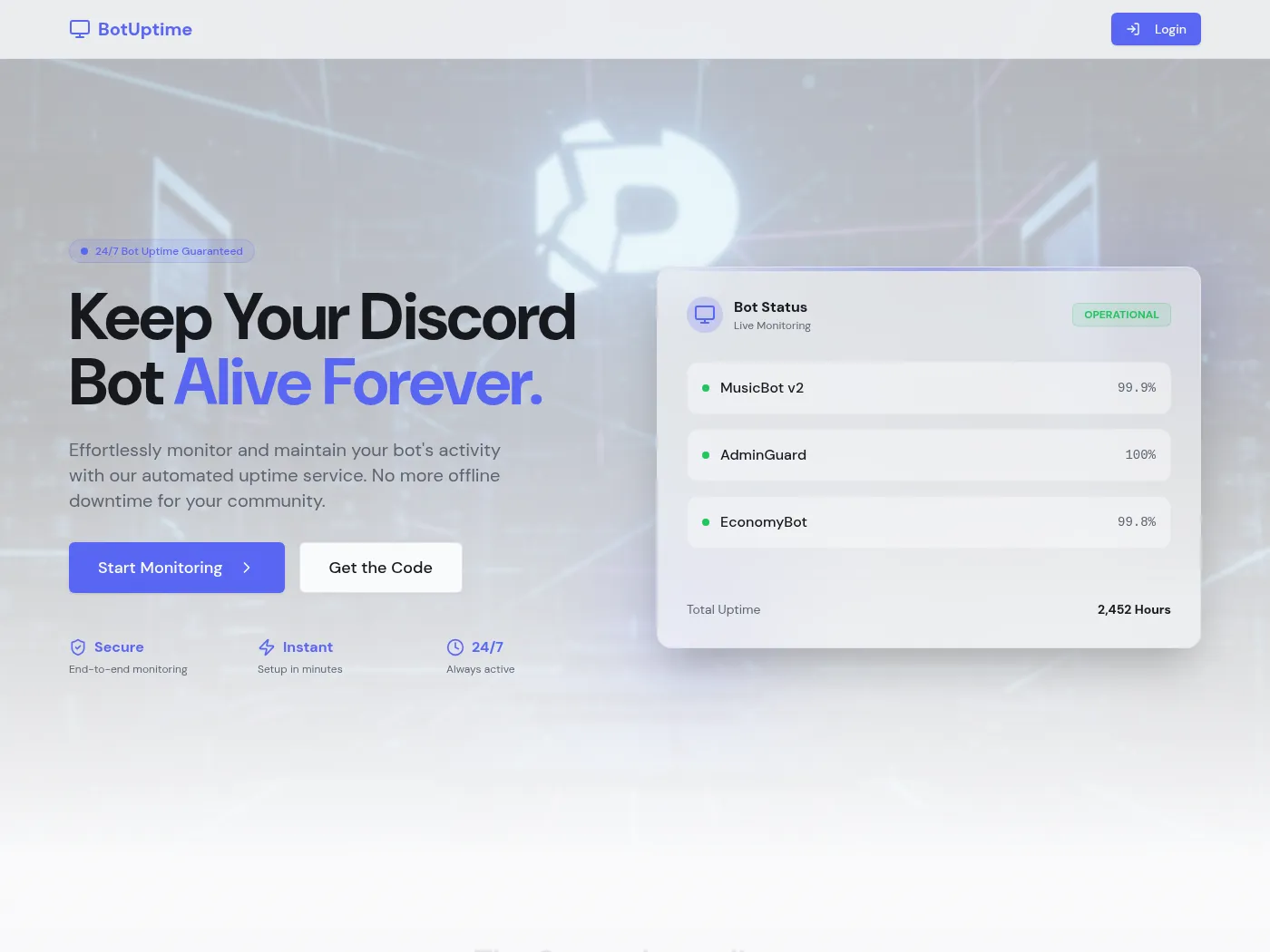 Discord Bot Uptime