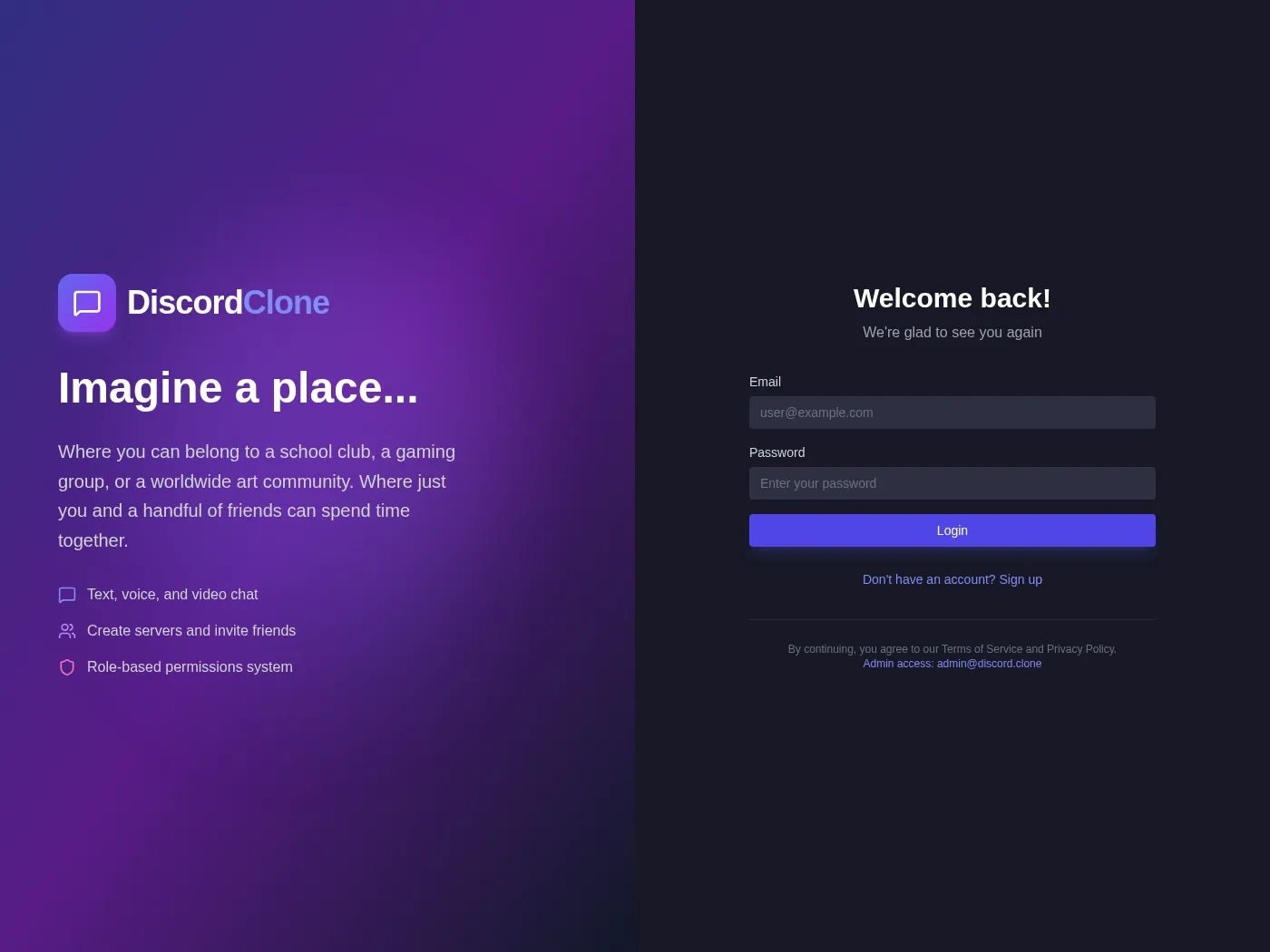 Full Discord Clone