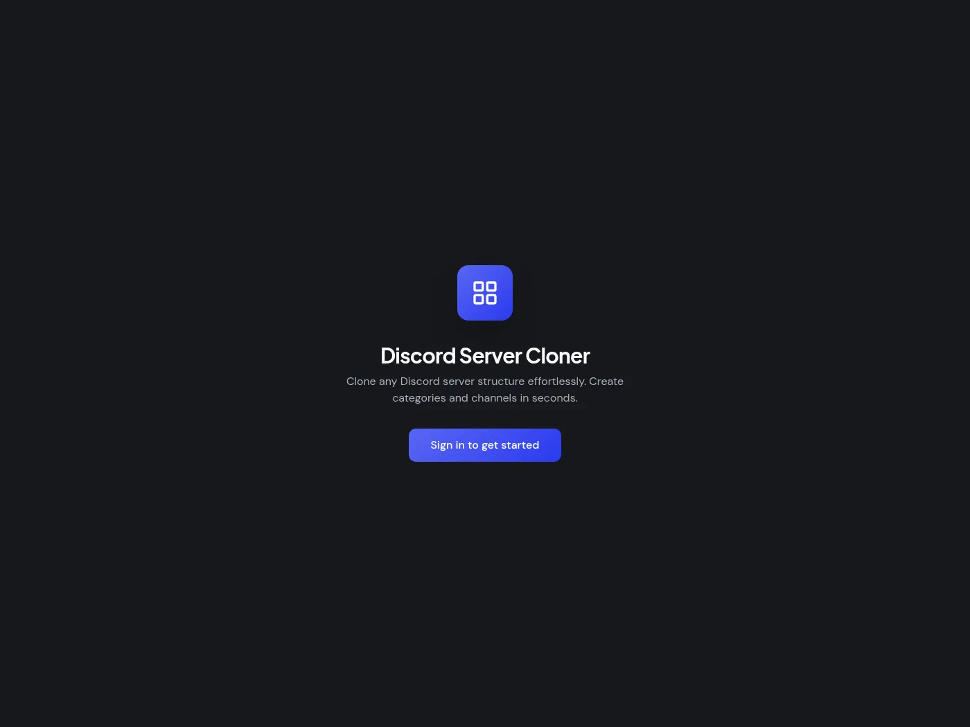 Discord Server Cloner