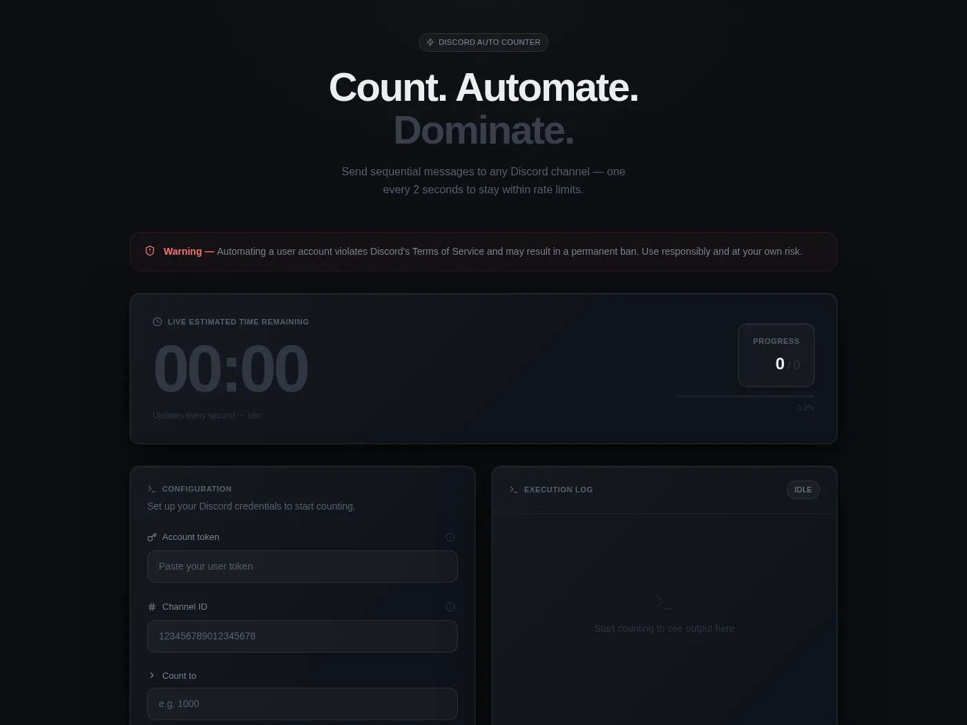 Discord Auto Counter