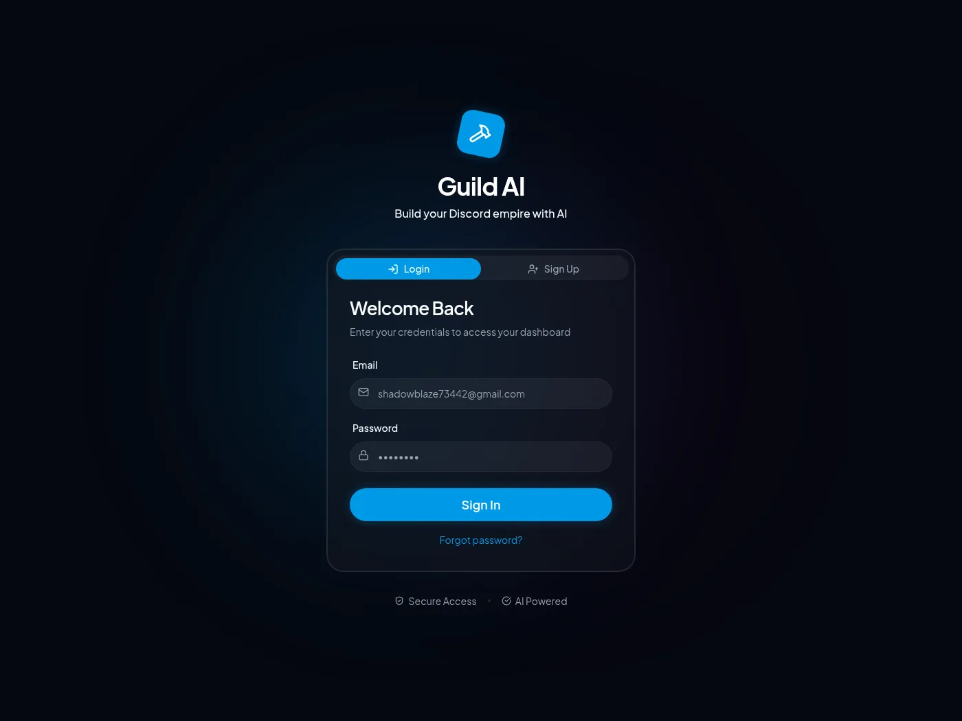 Discord Guild Builder