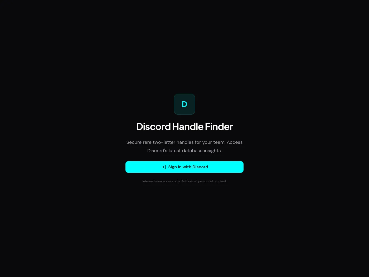Discord Handle Finder