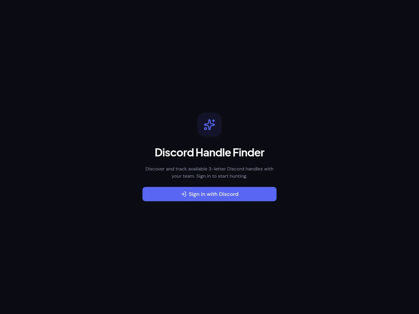 Discord Handle Finder