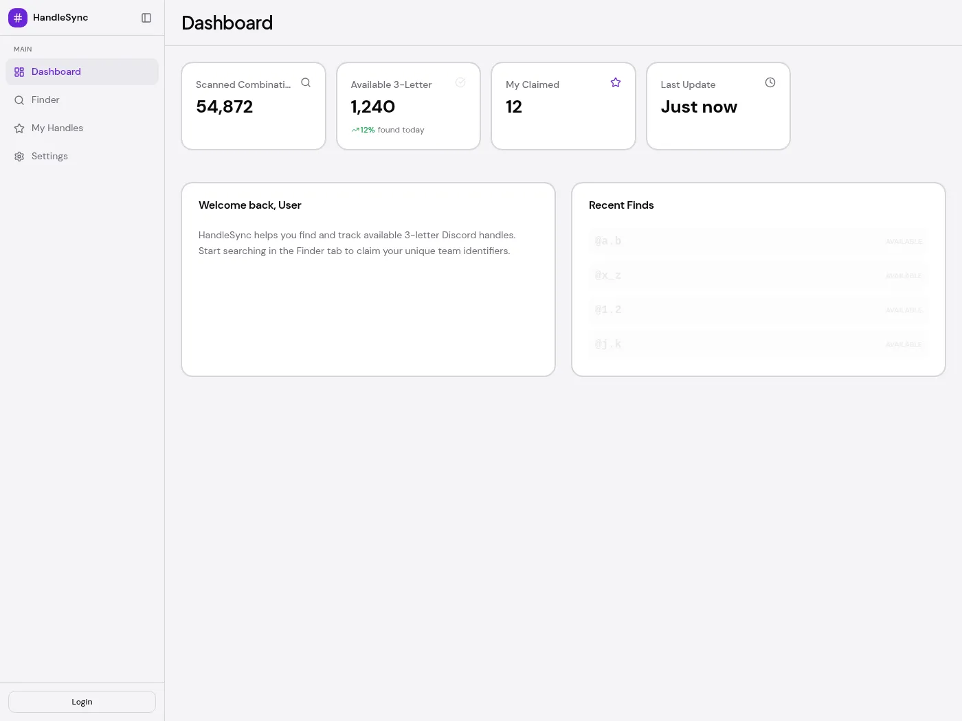 Discord Handle Finder