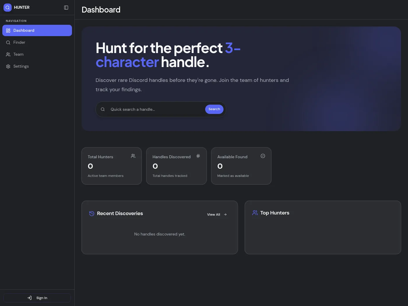 Discord Handle Hunter