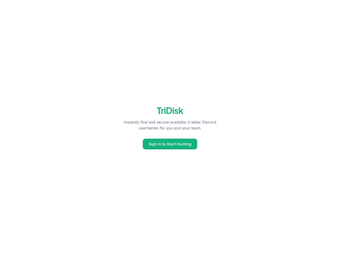 Discord 3-Letter Finder