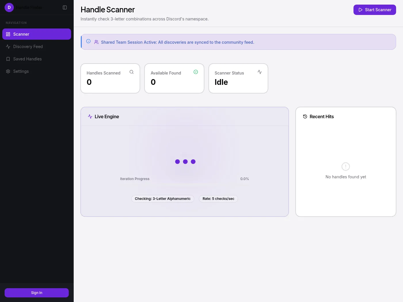 Discord Handle Finder