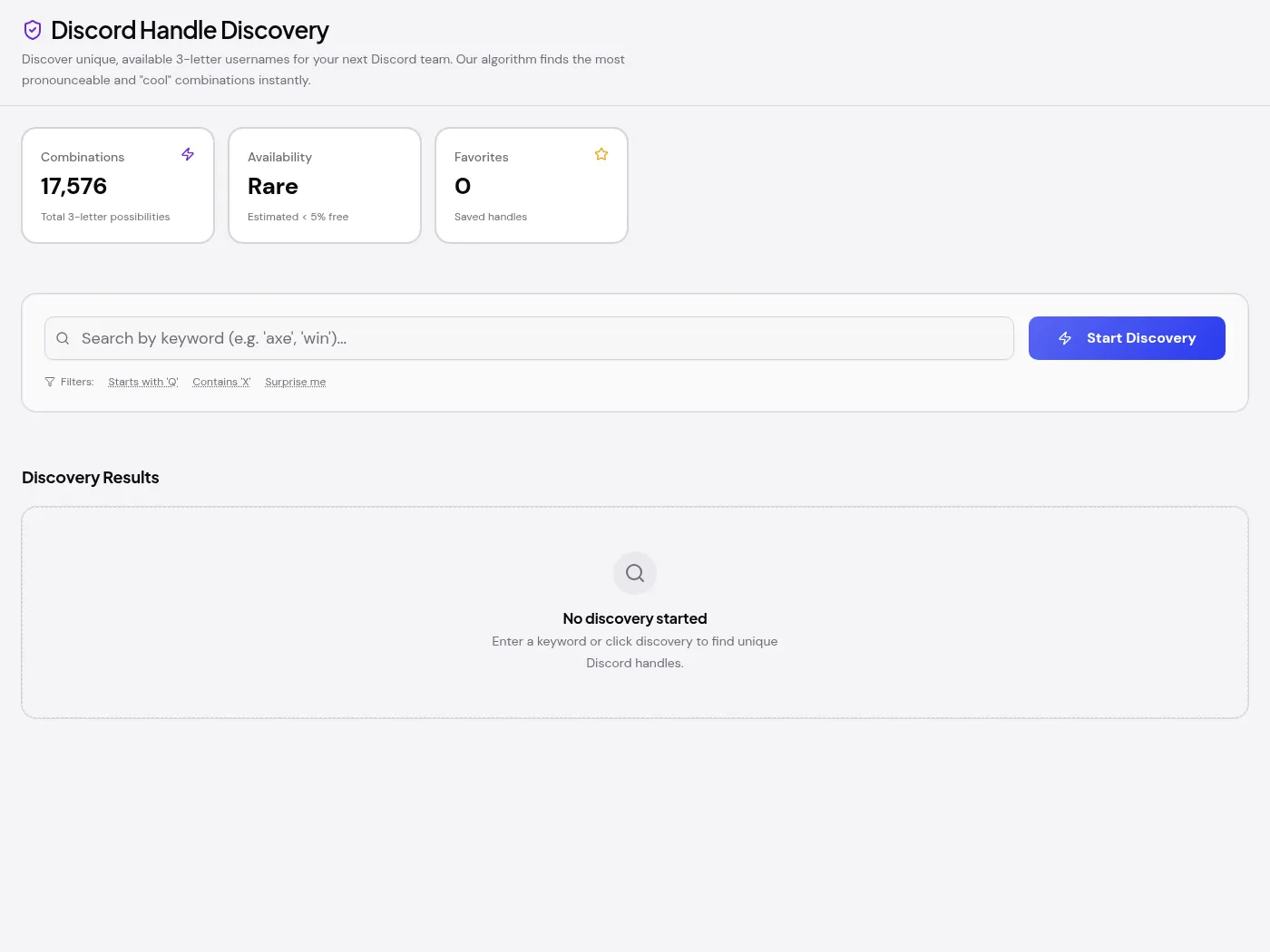 Discord Handle Finder