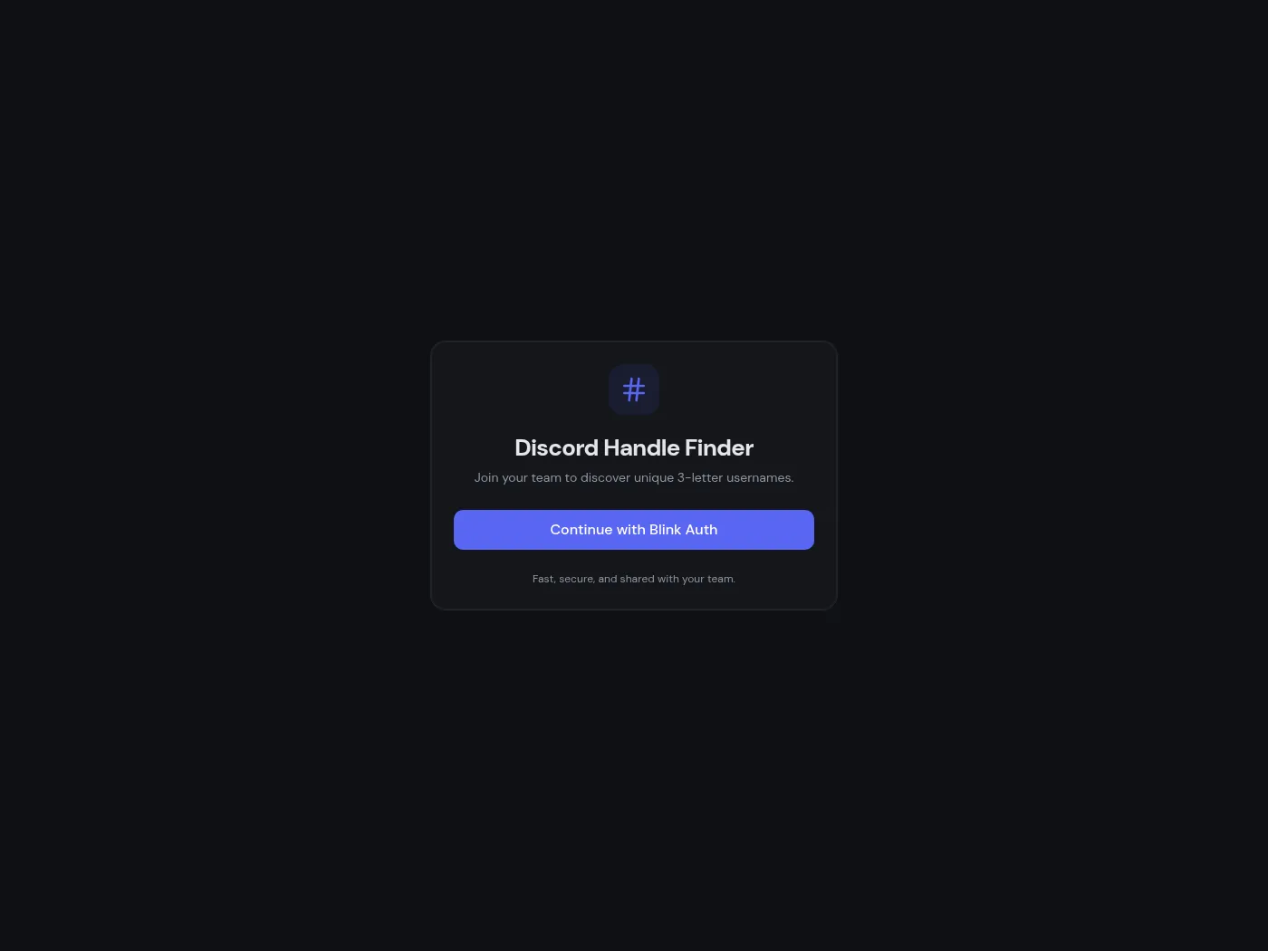 Discord Handle Finder
