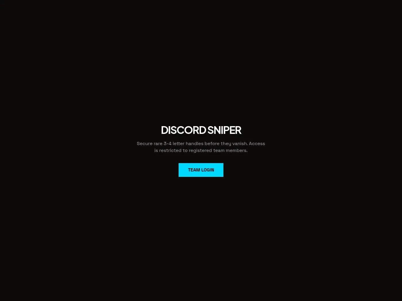 Discord HandleSniper