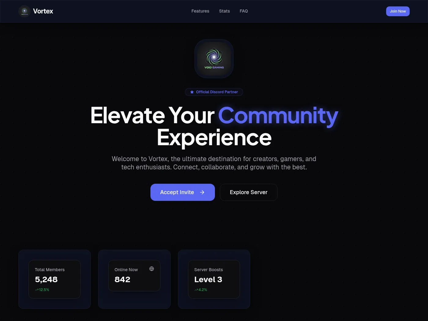 Discord Invite Showcase