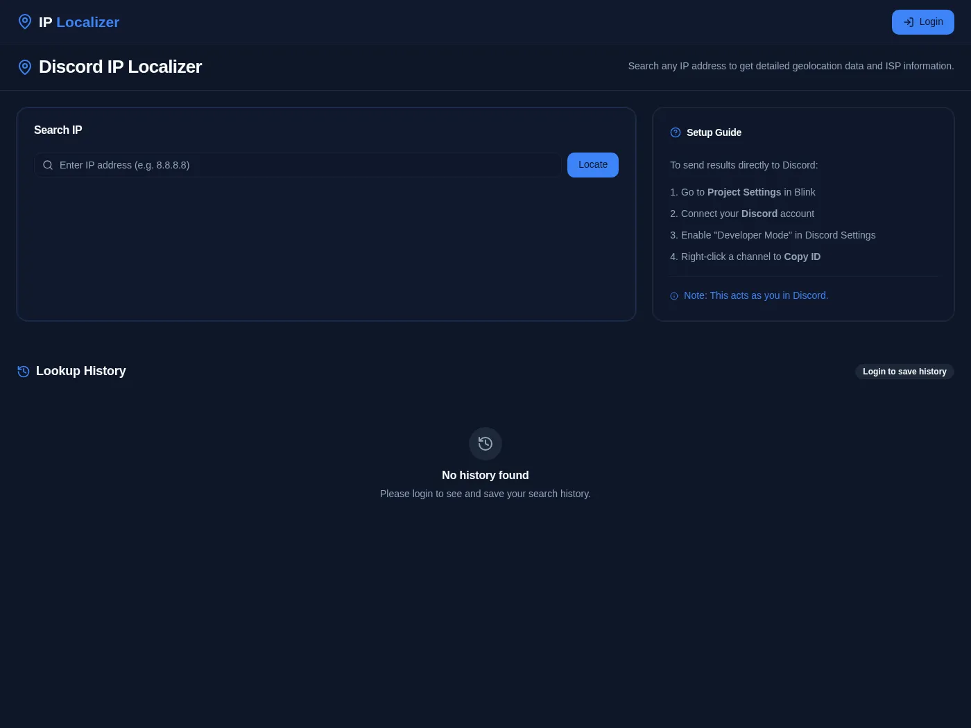 Discord IP Localizer