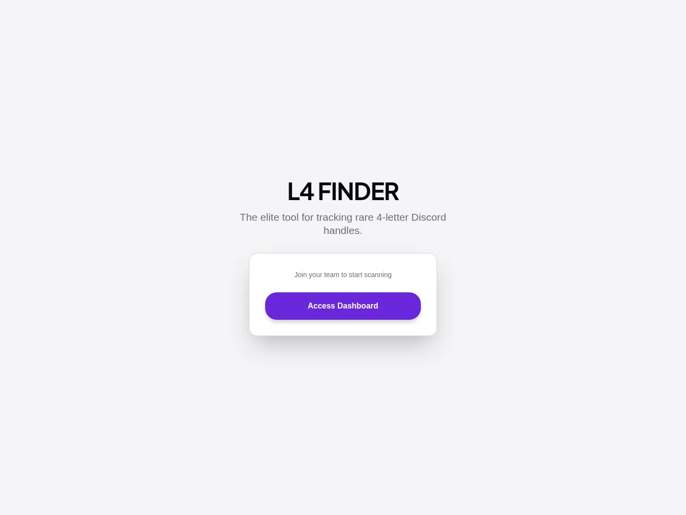 L4 Discord Name Finder