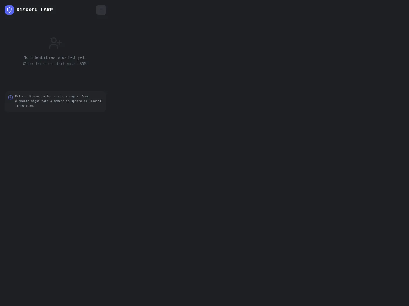 Discord LARP Extension