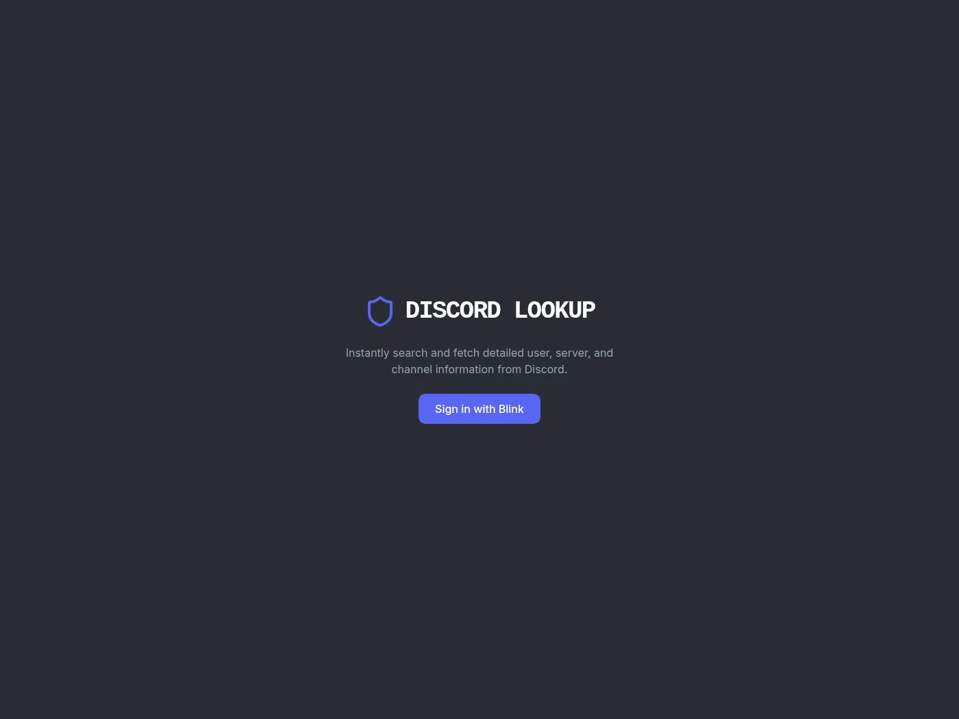 Discord Lookup Tool