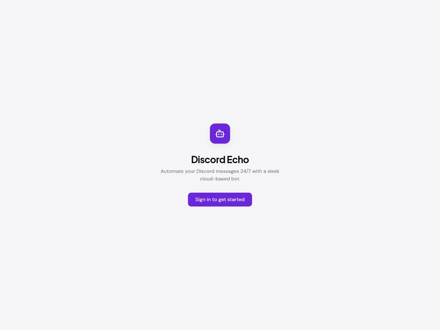 Discord Channel Message Bot