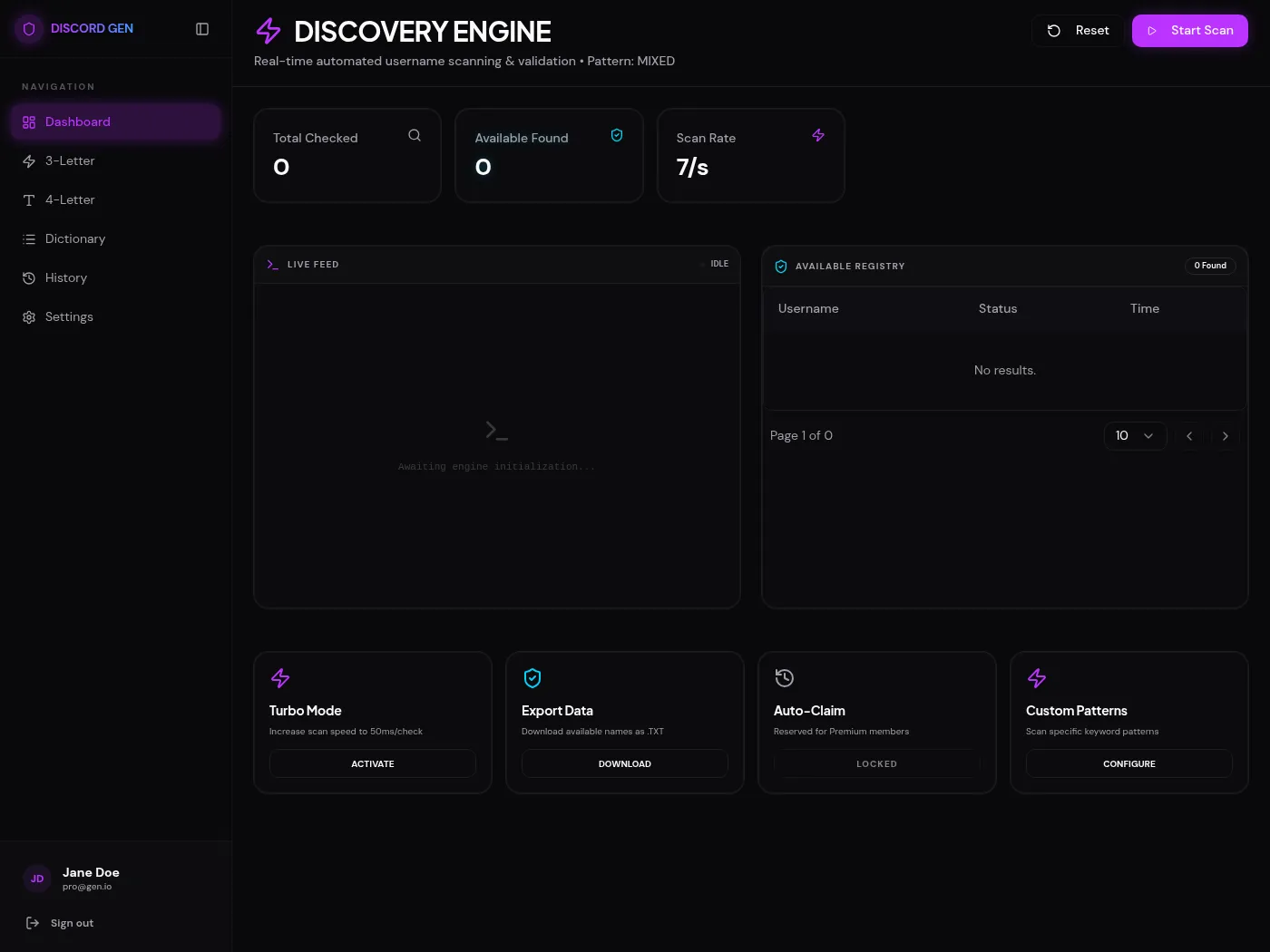 Discord Name Checker