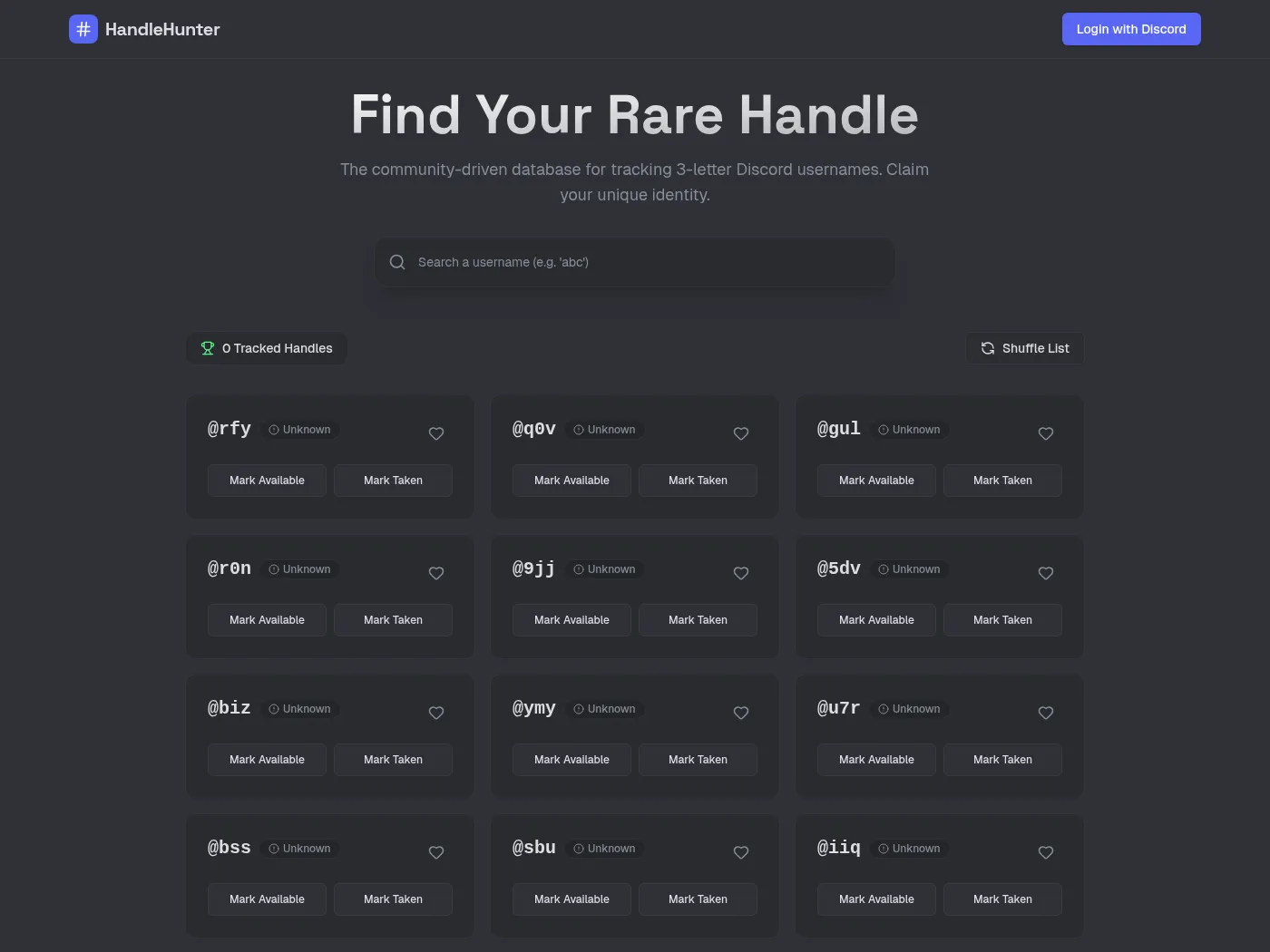 Discord Name Checker