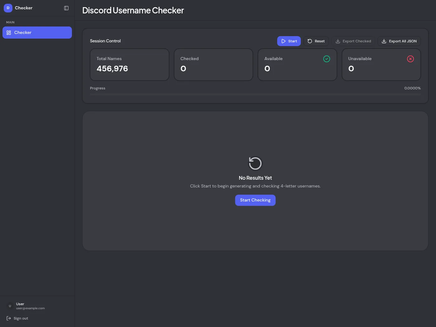 Discord Username Checker