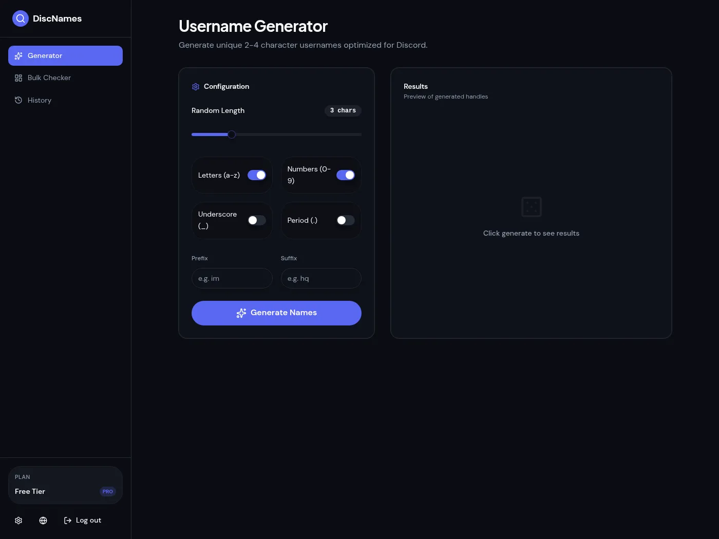 Discord Name Checker