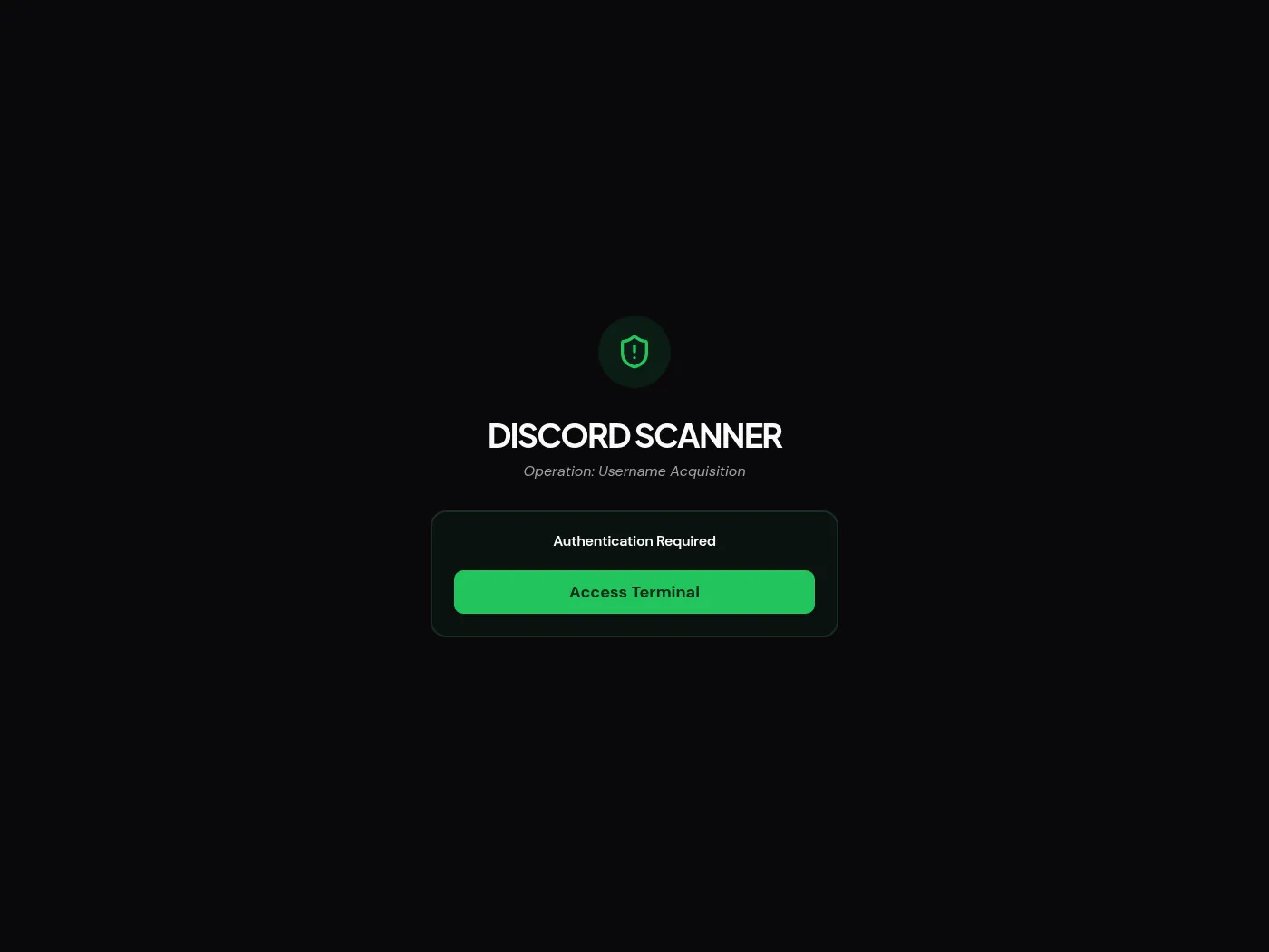 Discord Name Scanner