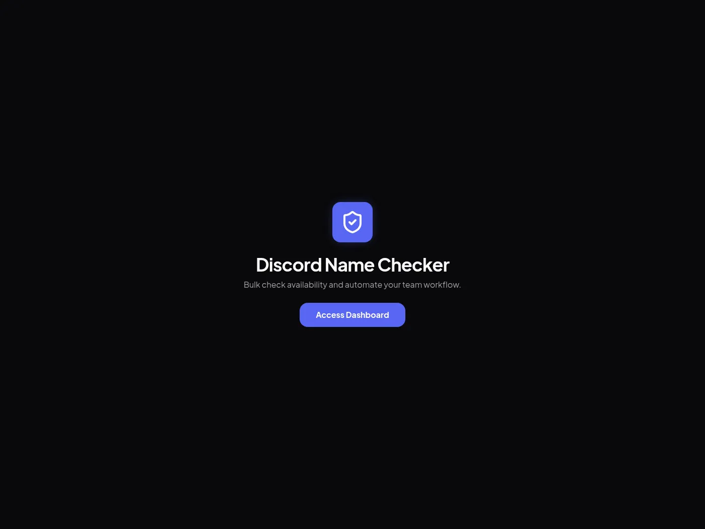 Discord Name Checker