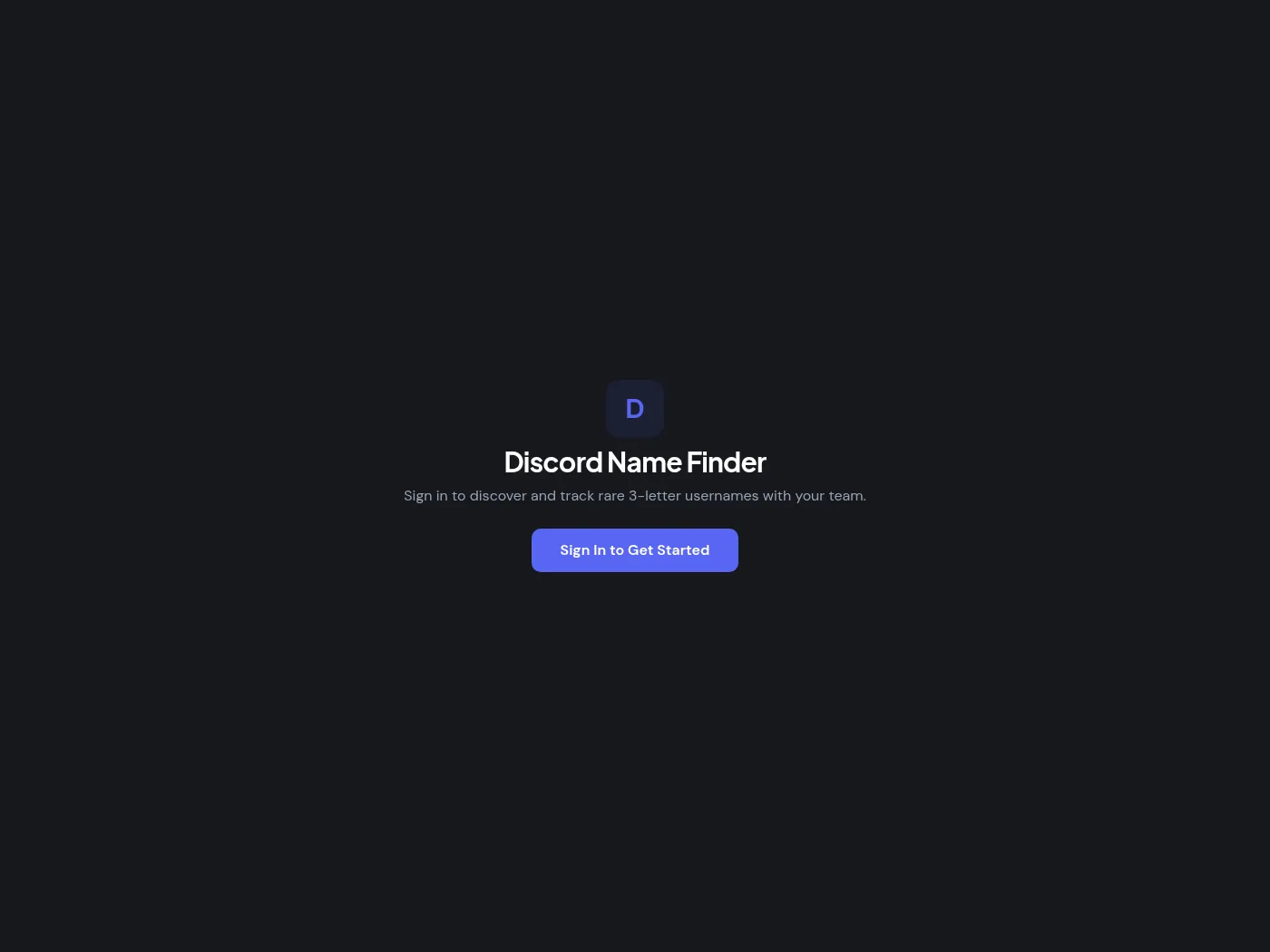 Discord Name Finder
