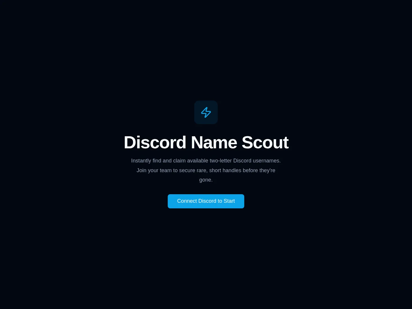 Discord Name Scout