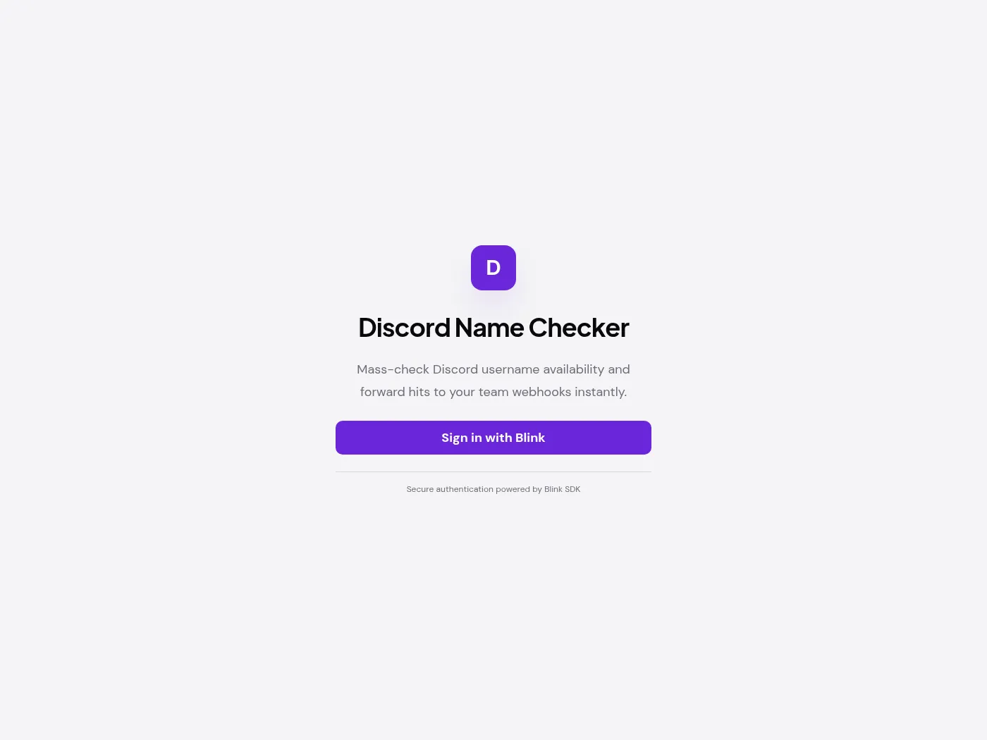 Discord Name Checker