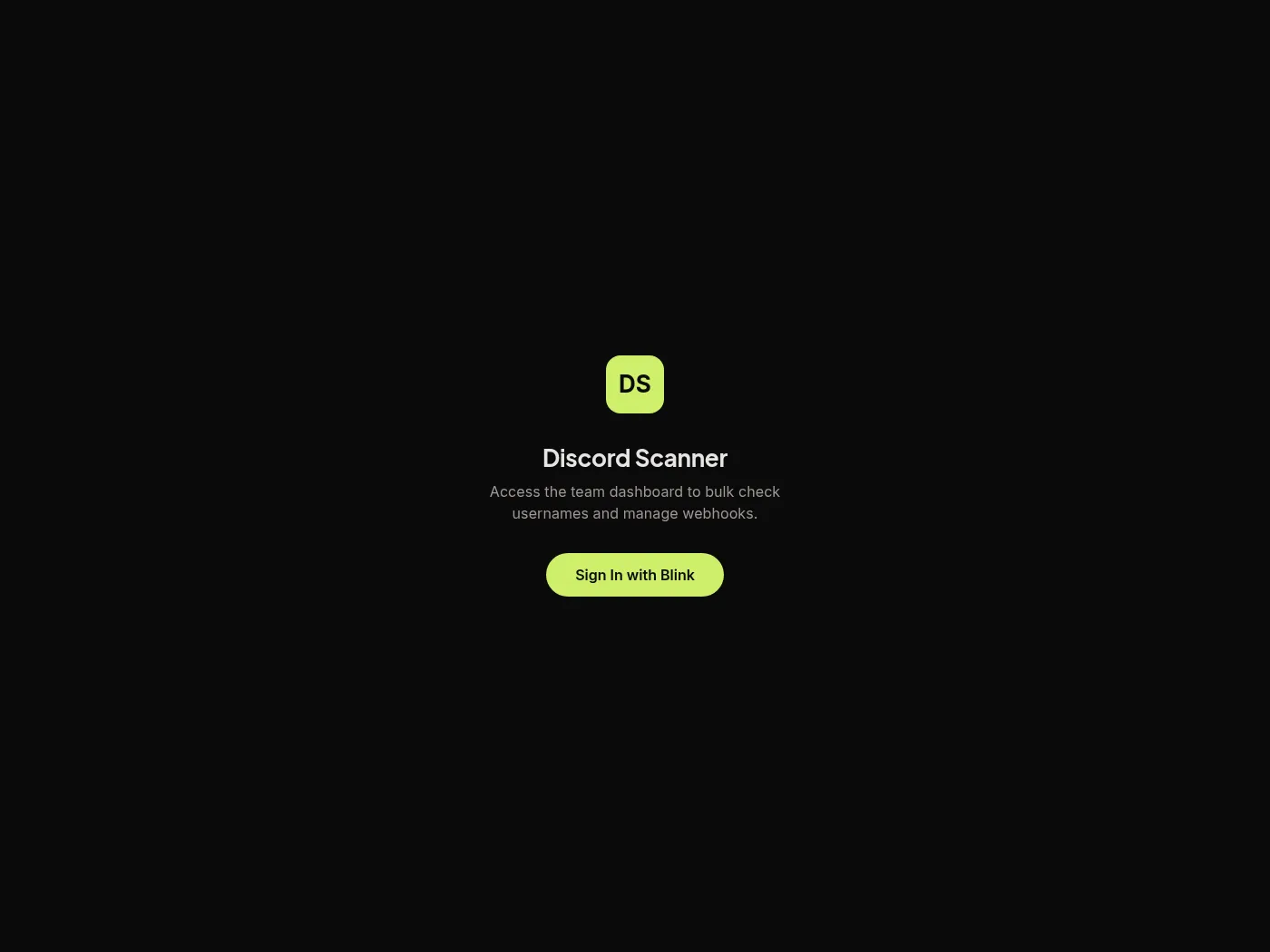 Discord Name Scanner